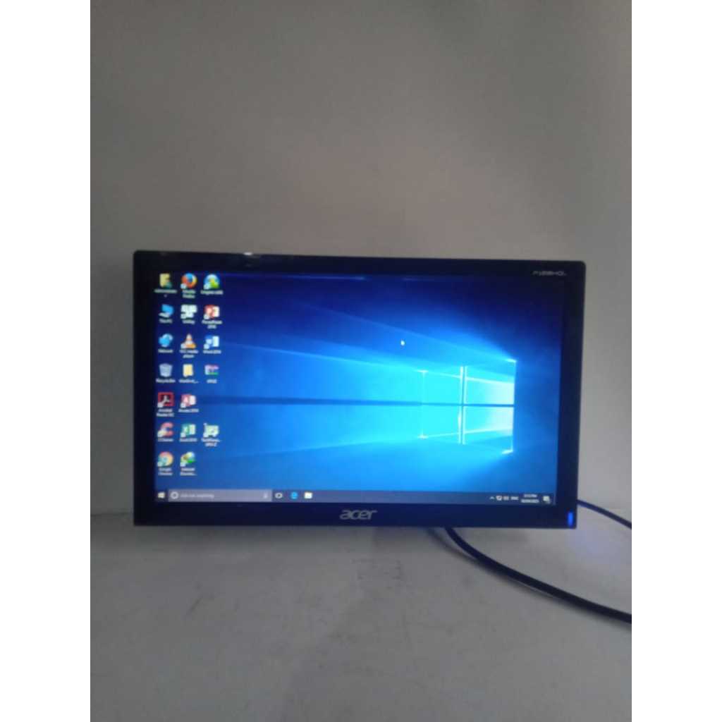 Jual lcd monitor acer p166hql kondisi minus layar garis putih atas ...