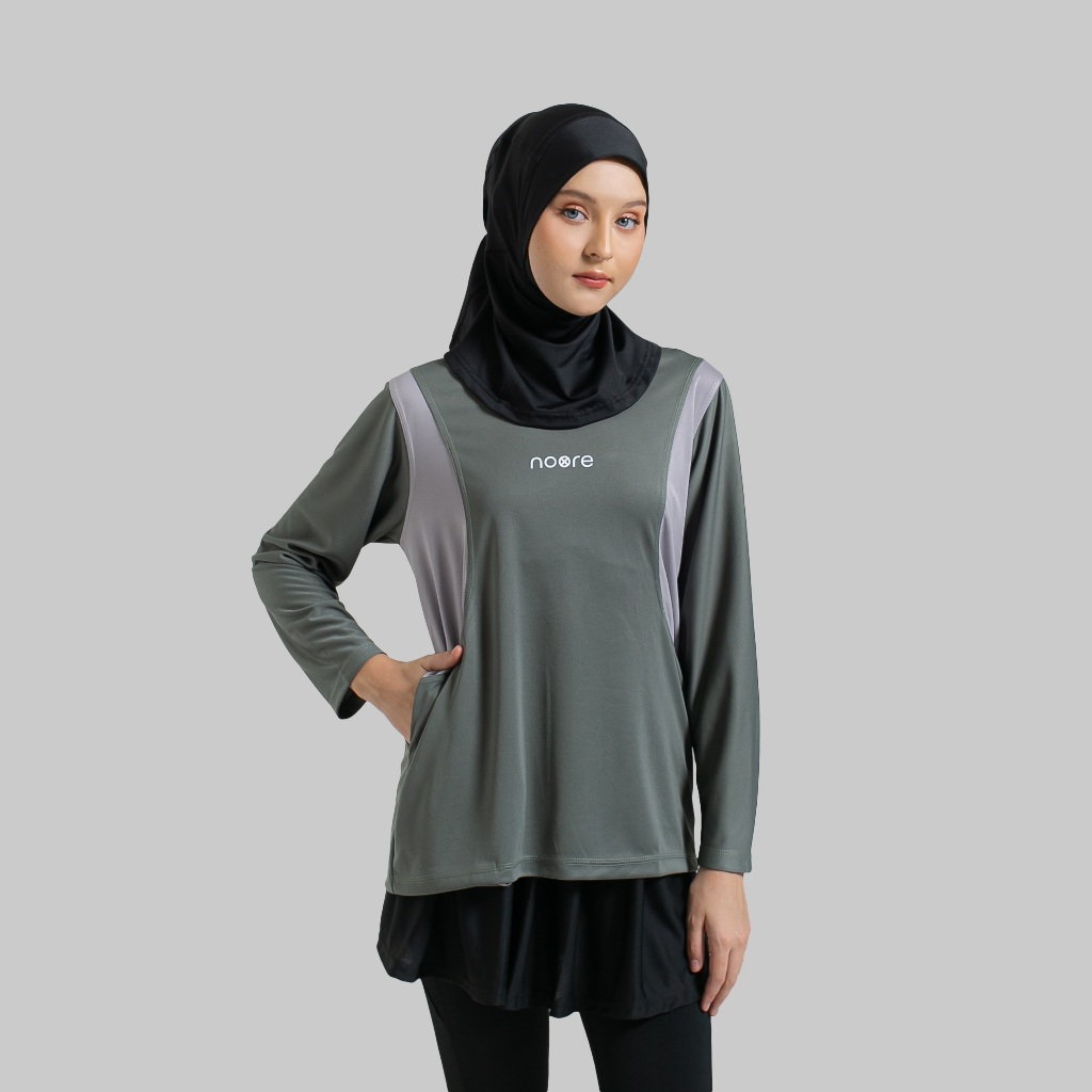 Jual NOORE - Ultimate Basic - Aurora Top - Special Grey - Pakaian Olahraga | Shopee Indonesia