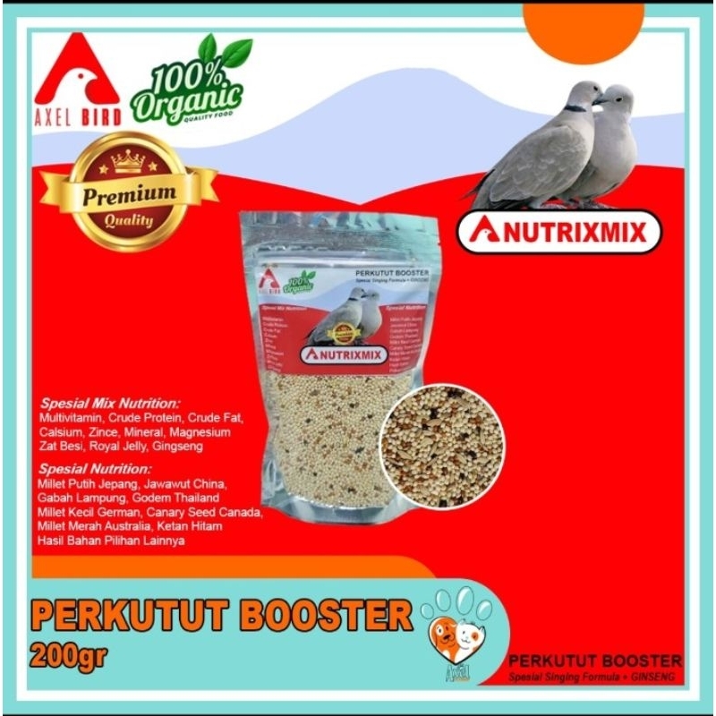 Jual Nutrixmix Perkutut Booster Spesial Singing Formula + Ginseng ...