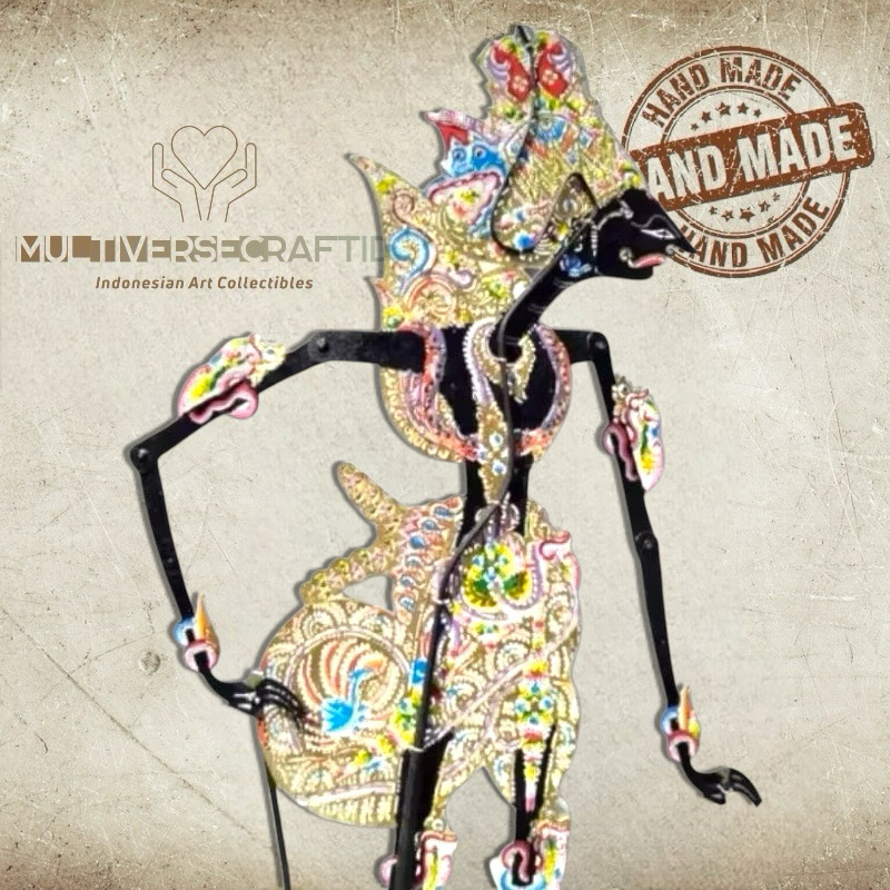 Jual Wayang Kulit Sapi Asli Krisna Kresna Kualitas Biasa Ukuran Standar ...