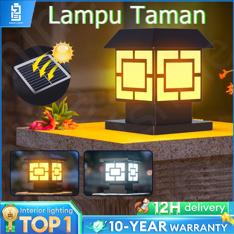 Jual lampu surya lampu pagar Lampu Taman Tenaga Surya lampu led murah ...
