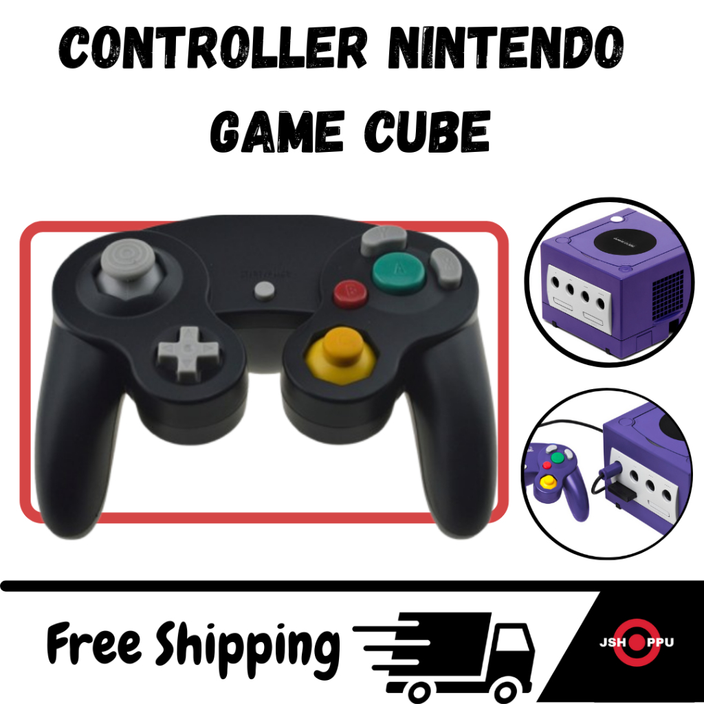 Jual Stick Nintendo Gamecube Gamepad NGC WII Stik Wired Kabel Game Cube ...