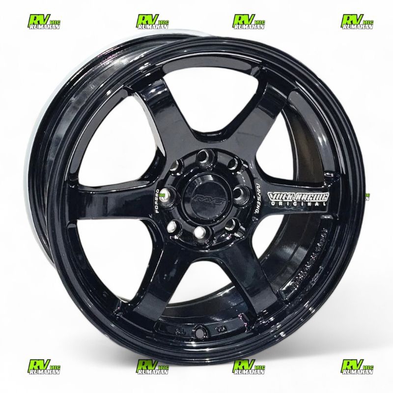 Jual velg racing mobil R15 TE37 PCD 4X100 - 4X114,3 velg Avanza Xenia Livina velg racing mobil ...