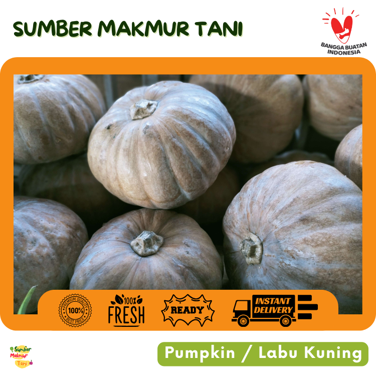 Jual Labu Kuning Segar / Pumpkin – Lembut, Manis, Cocok untuk MPASI ...