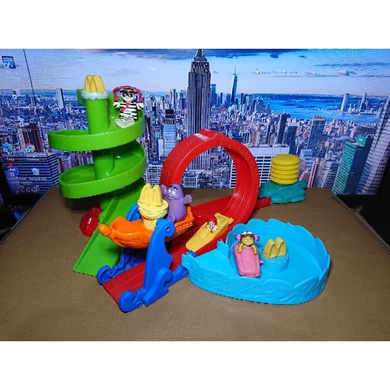 Jual McDonald's Happy Meal Toy Amusement Park Set Near Complete. HTF ...