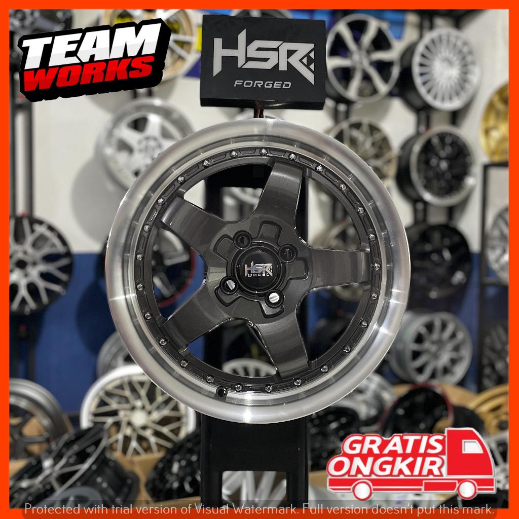 Jual VELG HSR BOB RING 16 PCD LUBANG 4X100 MOBIL FIESTA AVEGA DATSUN GETZ PELEK RACING R16 GREY ...