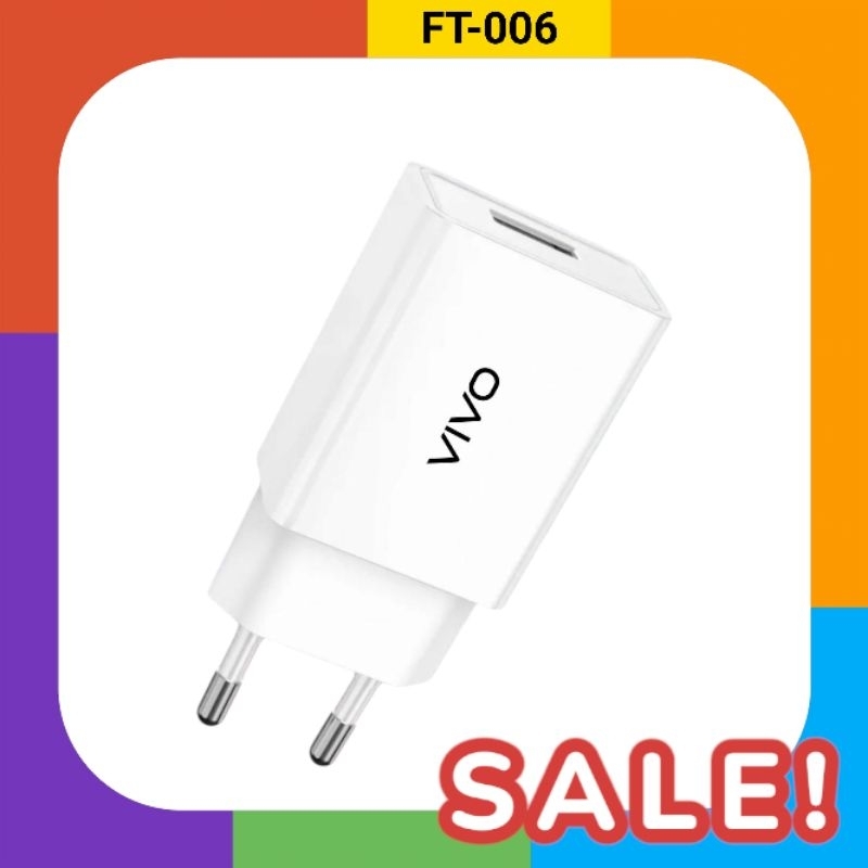 Jual FT-006 Charger 2.4A Fast Charger, Micro Usb, Free Kabel, Branded ...