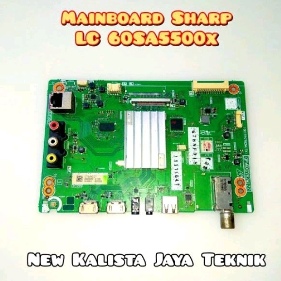 Jual MAINBOARD TV SHARP LC 60SA5500X ORIGINAL QPWBXG782WJZZ MB SHARP 60SA5500 MOTHERBOARD TV ...