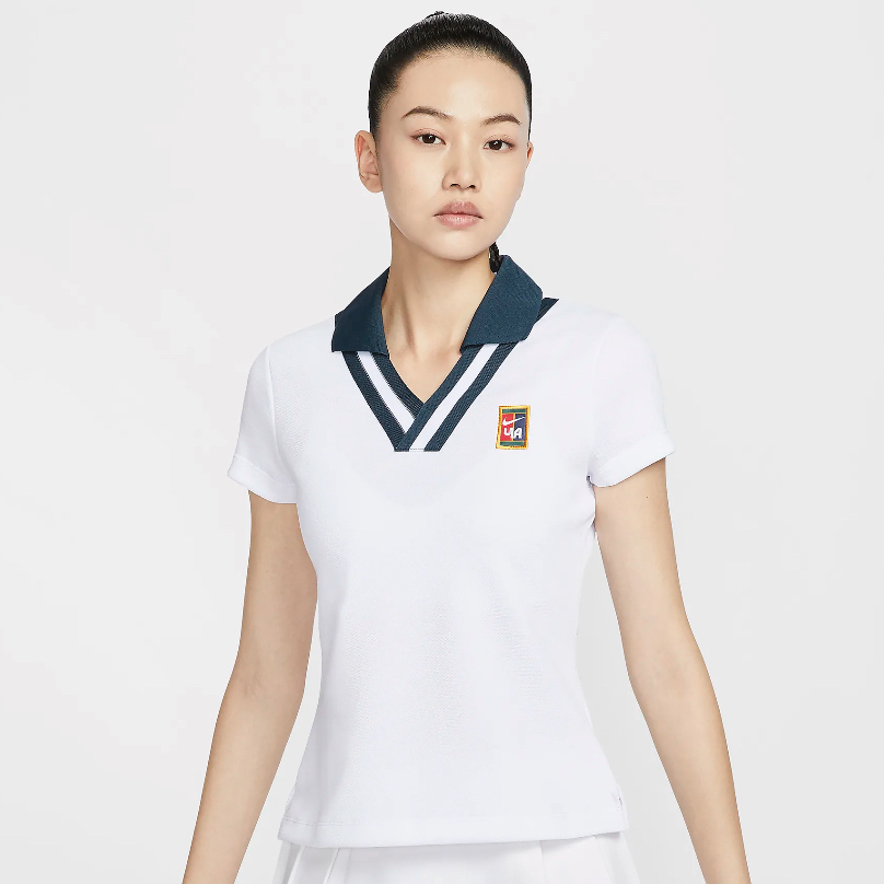 Jual Baju Tenis Nike Court x YOON Ahn Women White Tennis Polo Shirt ...