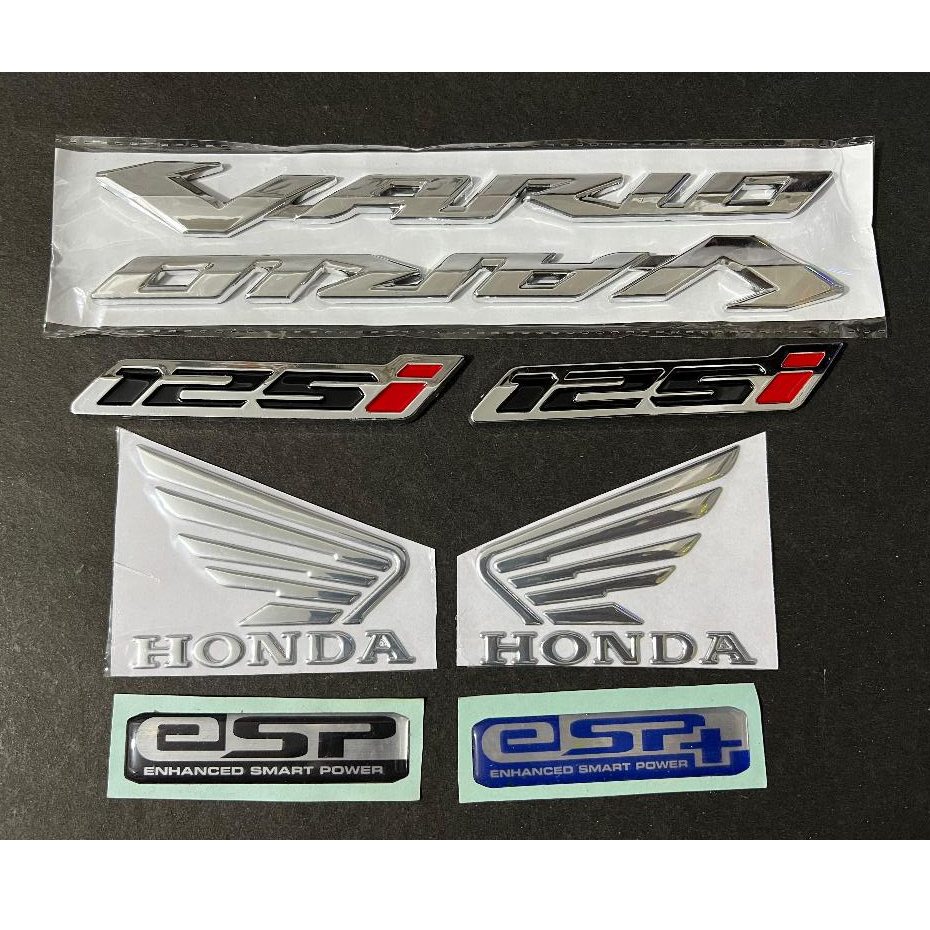 Jual Paket Emblem Logo Vario 125 150 Led Old 125i 150i Chrome Bahan ABS ...