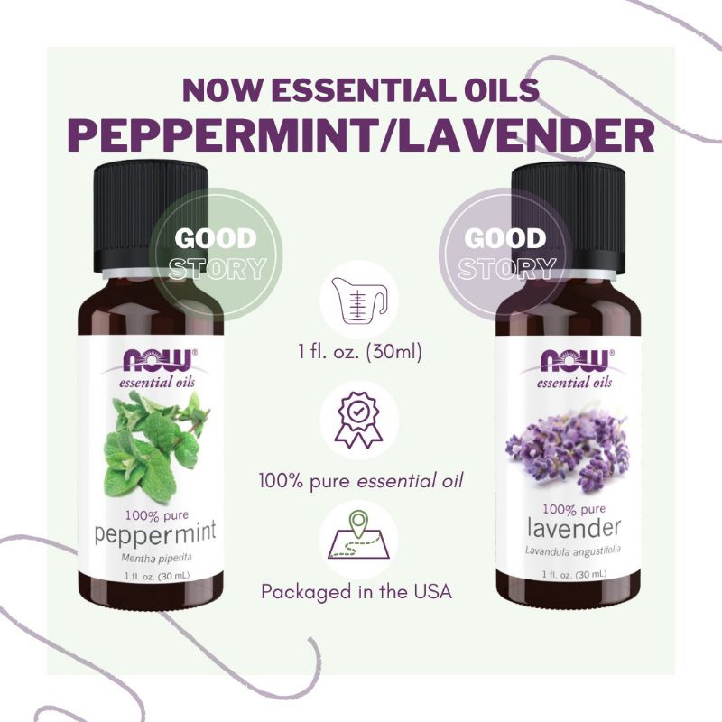 Jual NOW PEPPERMINT LAVENDER Essential Oil Original Segel / REPACK ...