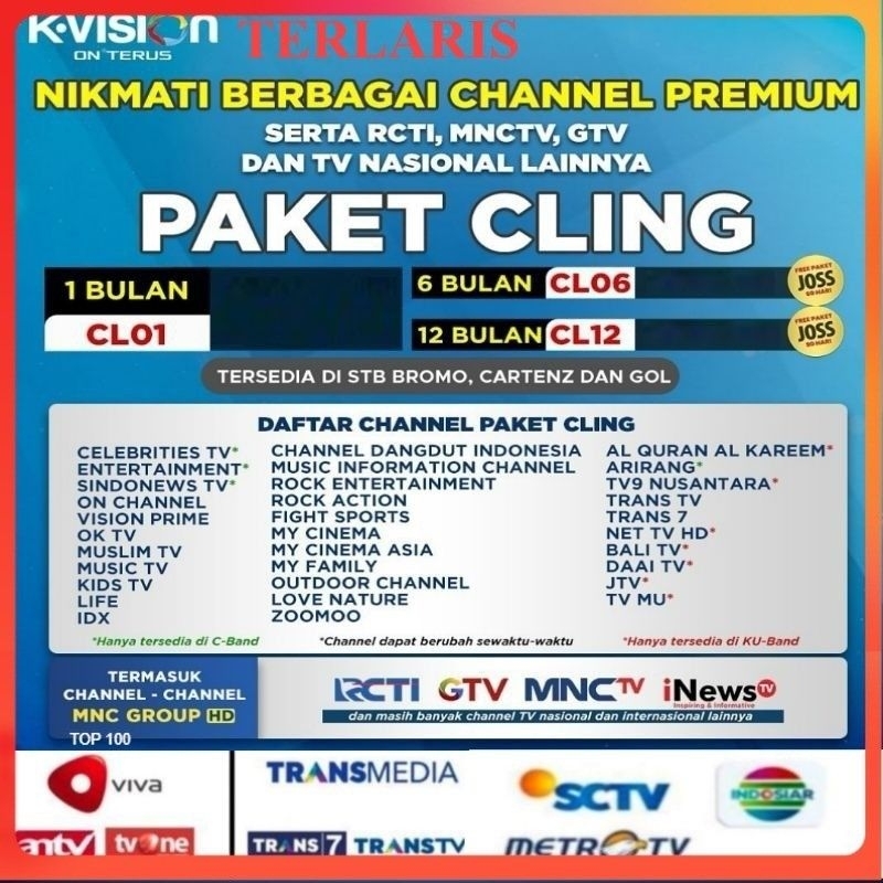 Jual Paket K Vision OPTUS CL01 Dan CL03 | Shopee Indonesia