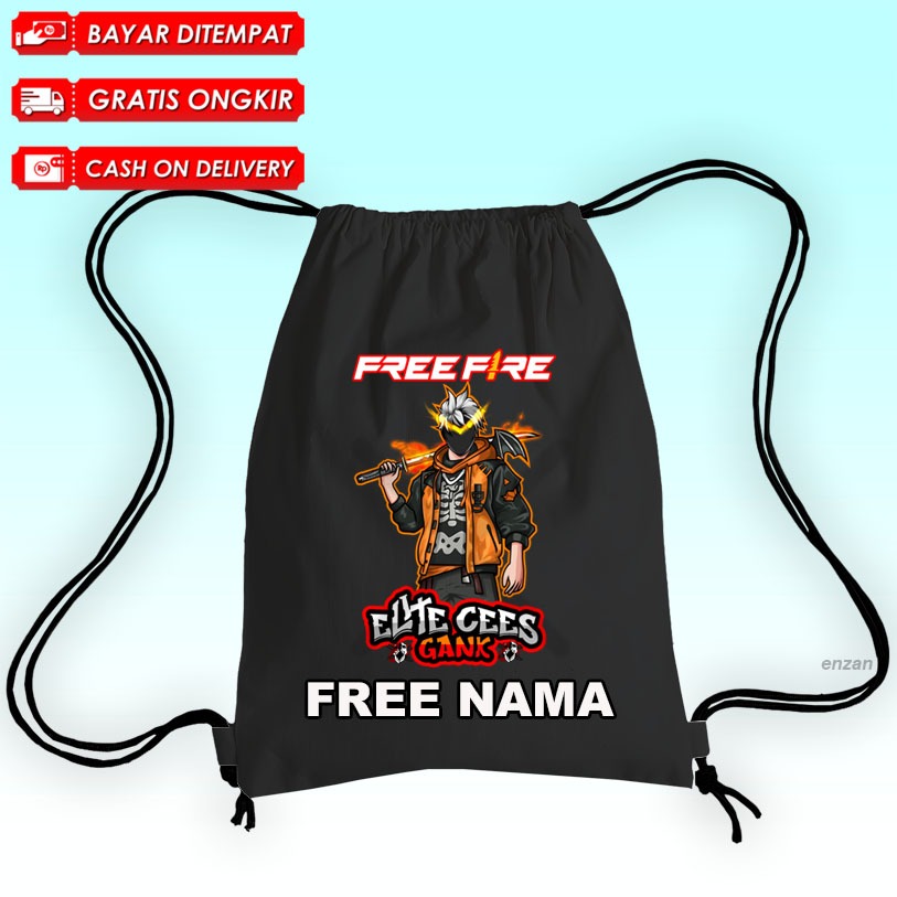 Jual TAS SERUT ANAK FF ELITE CEES GANK VERSI PEDANG OREN / TAS SERUT ...