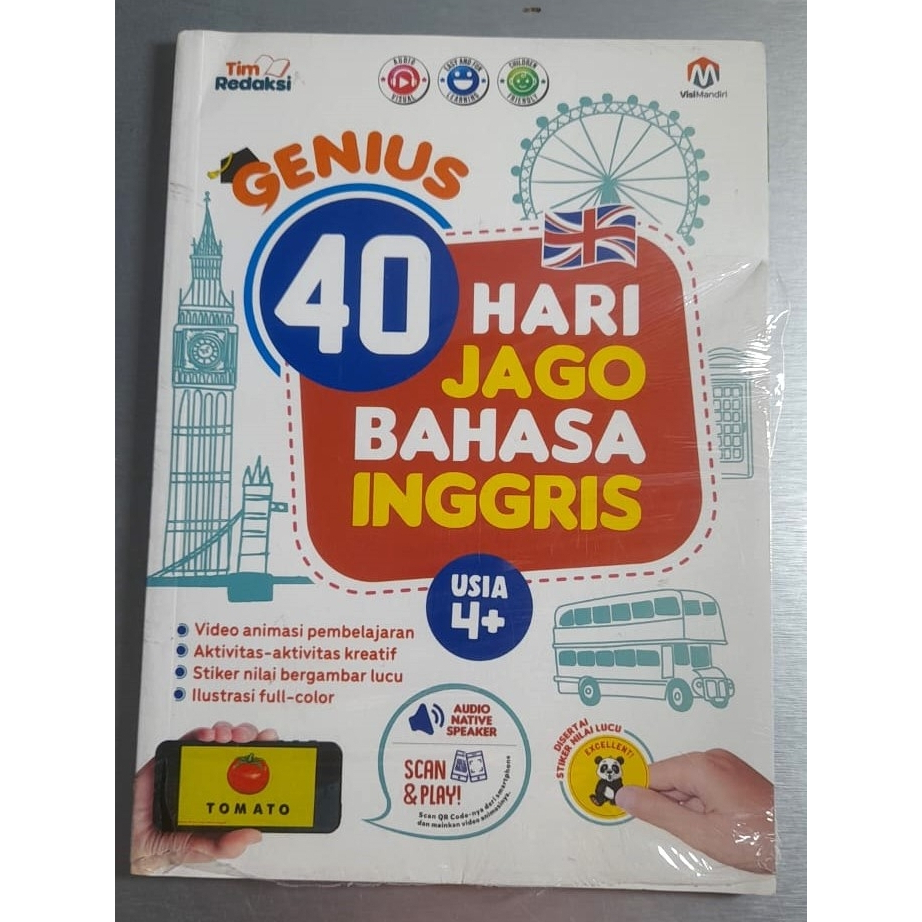 Jual Buku Genius 40 Hari Jago Bahasa Inggris Buat Anak English For Kids ...