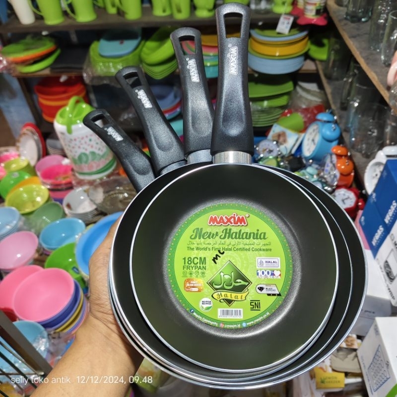 Jual Teplon Maxim New Halania,Frypan 18 Cm,20 Cm,22 Cm,24 Cm,Teflon ...