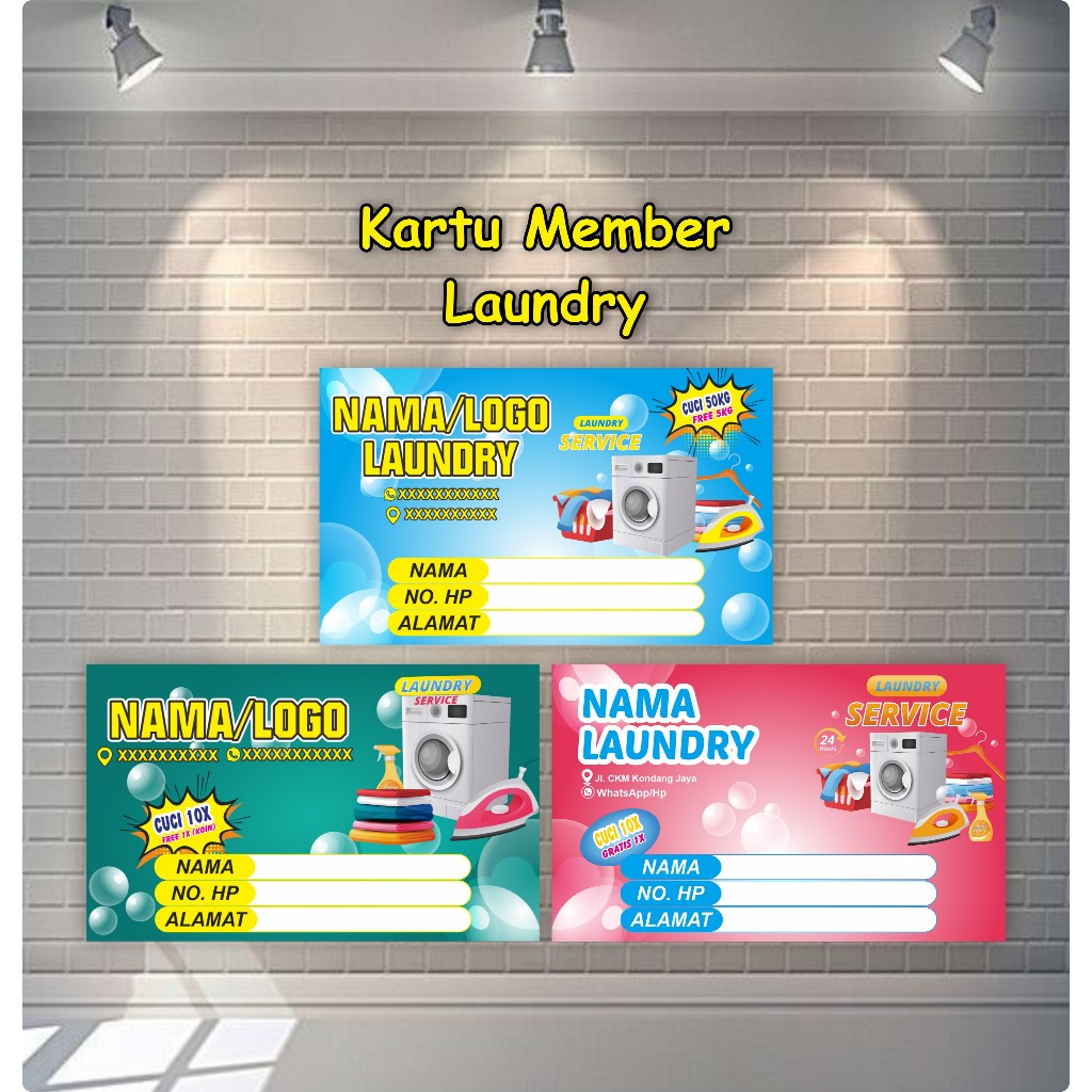 Jual Kartu Member Laundry | Loyalty Card Laundry | Kupon Laundry ...
