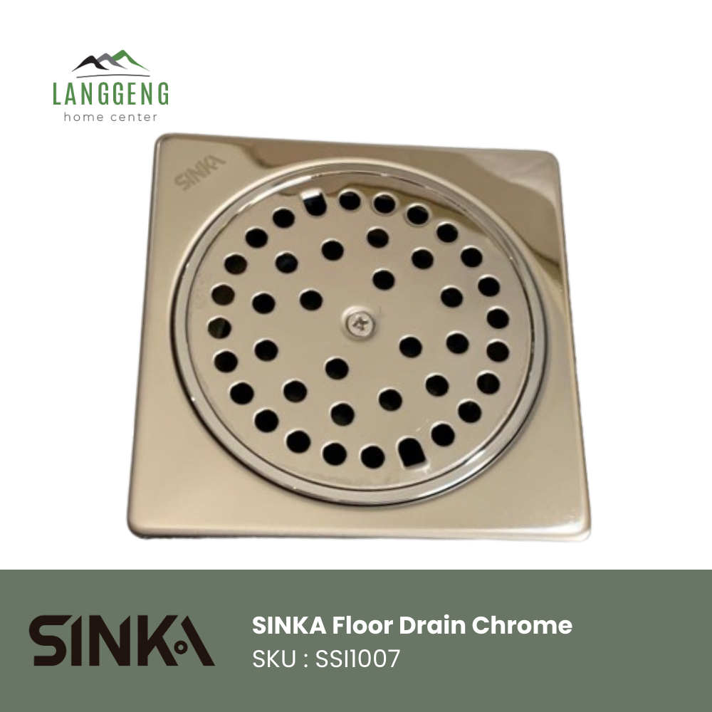 Jual Sinka Floor Drain SSI 1007 Chrome Saluran Pembuangan Air Saringan ...