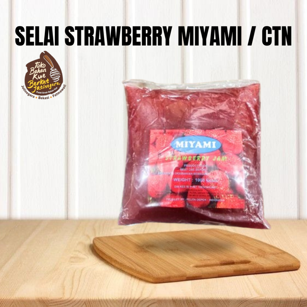 Jual MIYAMI SELAI STRAWBERRY 1 KG / SELAI STRAWBERRY / CTN | Shopee ...