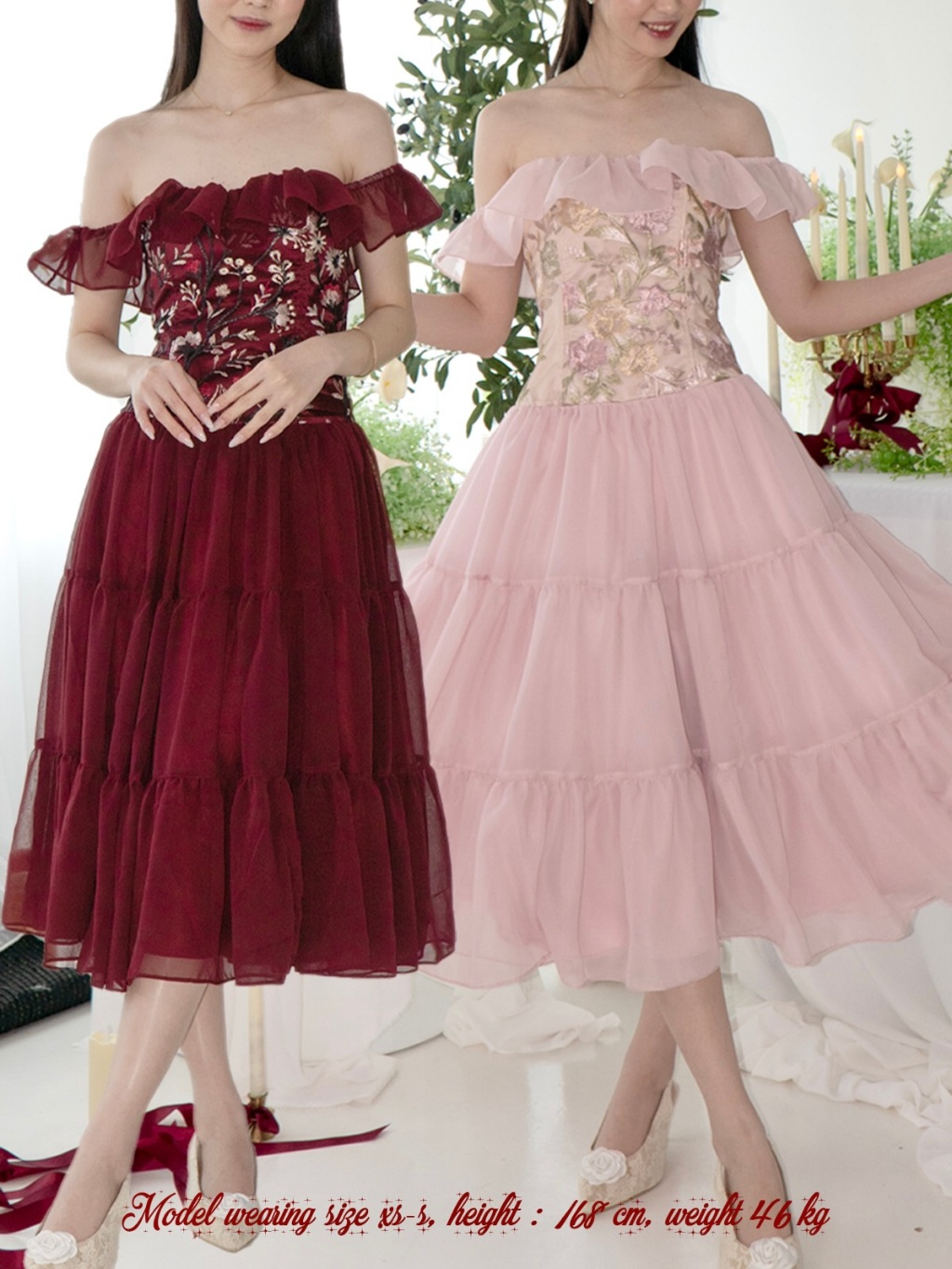 Jual Nutcracker Dress || Swuave Wear Swuave.Wear Midi Puff Off-Shoulder ...