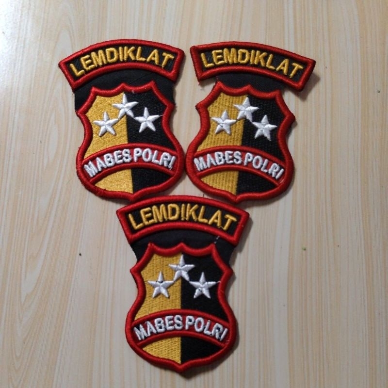 Jual Logo mabes polri bordir timbul 3D | Shopee Indonesia