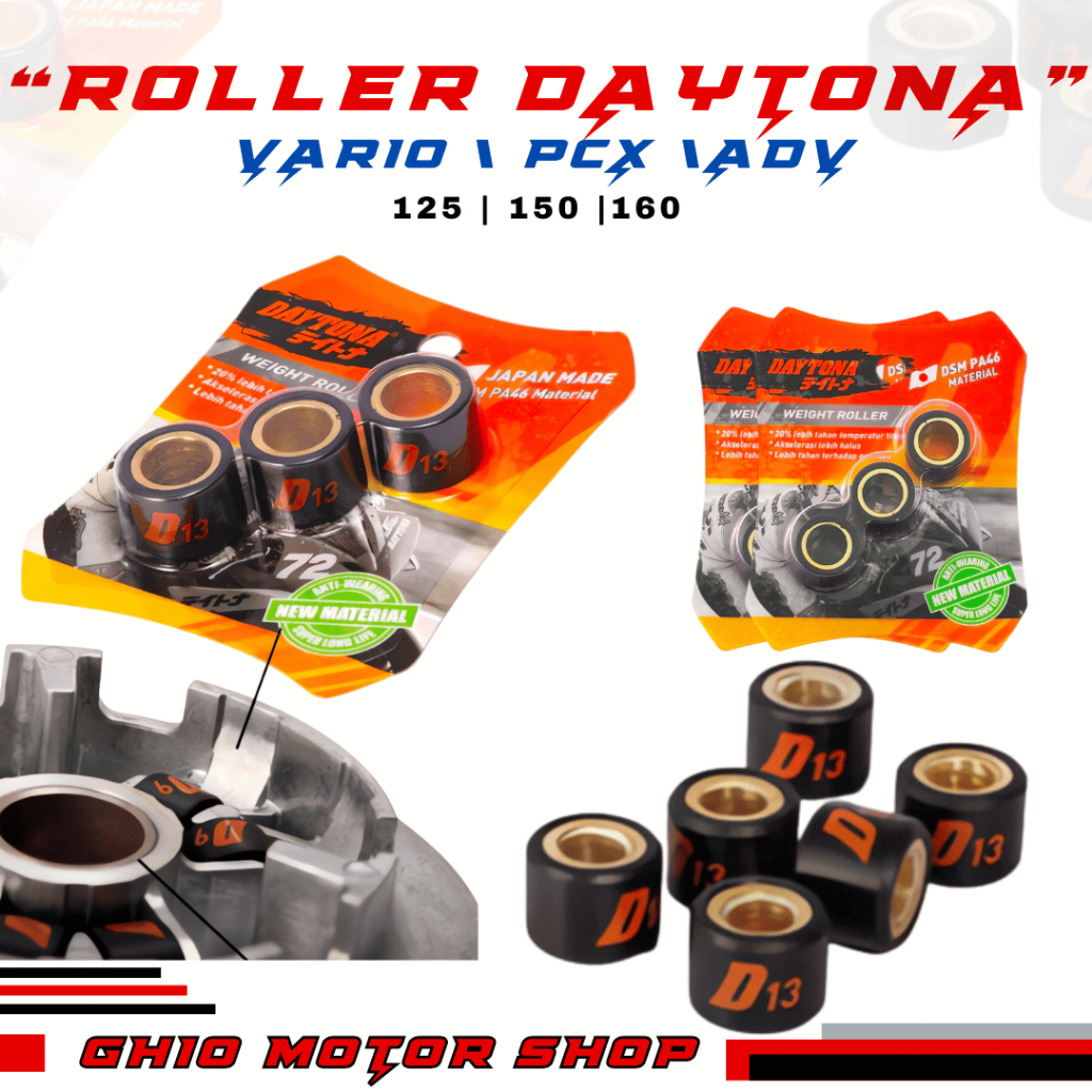 Jual ROLLER DAYTONA VARIO 125 150 160 ROLLER DAYTONA PCX 125 150 160 ROLLER DAYTONA ADV 160 ...