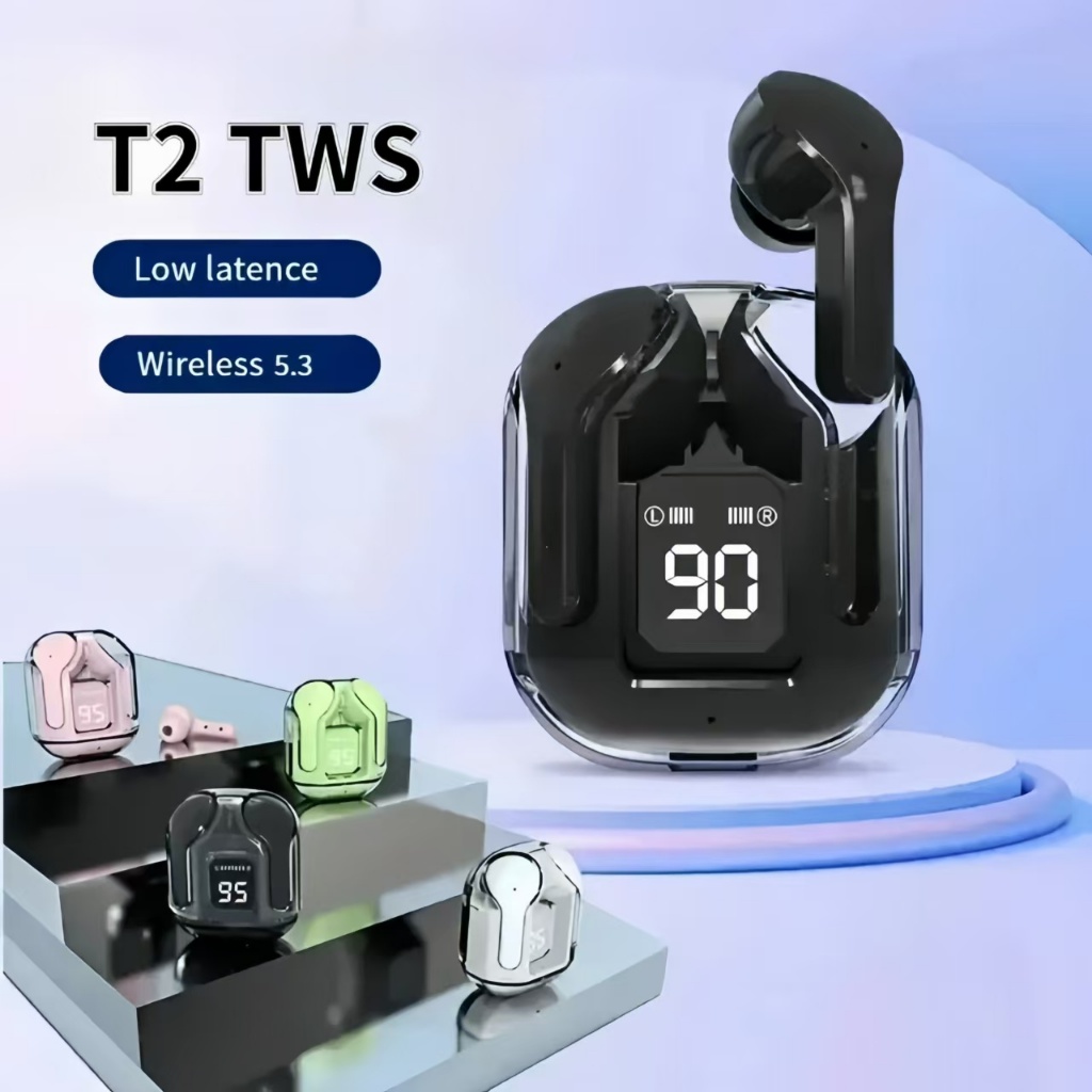 Jual T2 TWS Earphone Wireless Bluetooth 5.0 Headphones Sport Gaming ...
