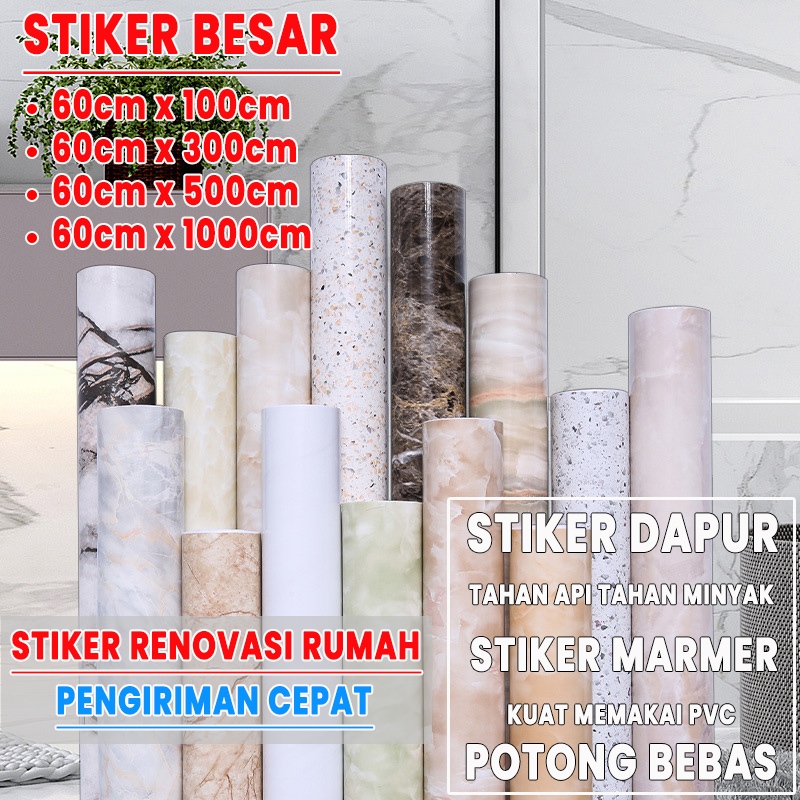 Jual 【COD】stiker dinding dapur wallpaper dapur glossy stiker wallpaper ...