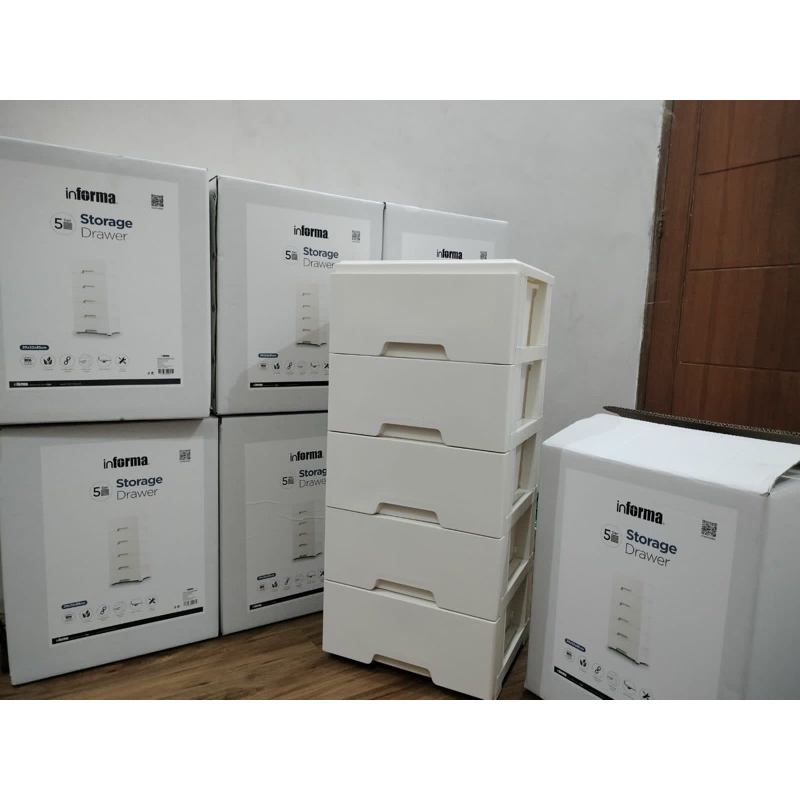 Jual Informa Tutup Angin 5 Layers Storage Drawer | Shopee Indonesia