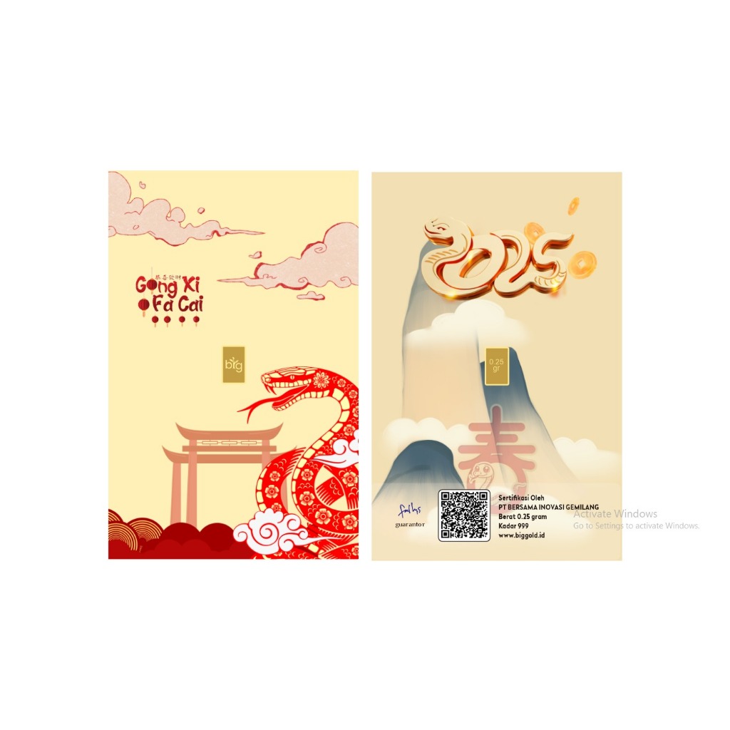 Jual Emas Mini Gold Logam Mulia Hampers Gift Hadiah 24K BIG GOLD Edisi ...