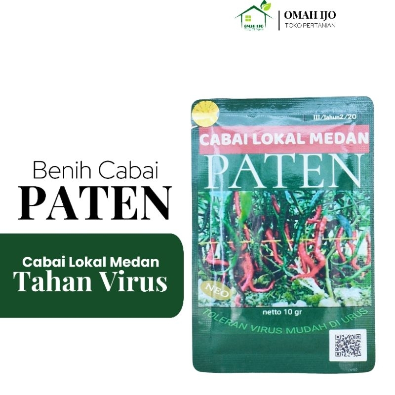Jual Cabe Paten 10gr Lokal Unggul Medan Tahan Virus Cabe Kriting Medan ...