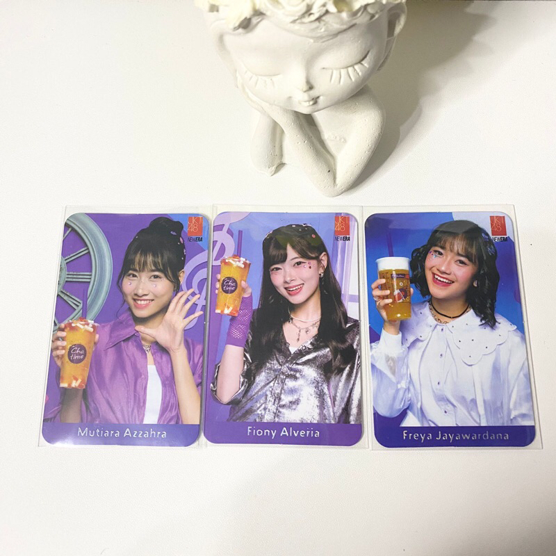 Jual Photocard Chatime x Jkt48 Ofc ( Pc Jkt48 Chatime Freya Fiony ) | Shopee Indonesia