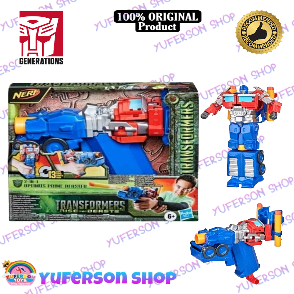 Jual Transformers Rise of the Beasts 2-in-1 Optimus Prime Blaster ...