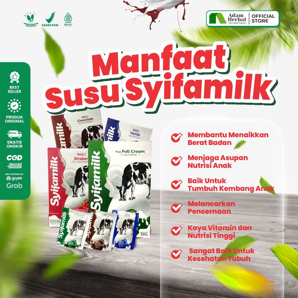 Jual SYIFAMILK ALL VARIAN - 550gr | Susu Penambah Berat Badan Susu ...