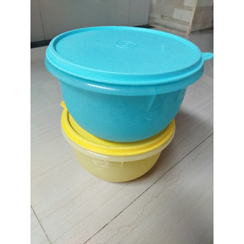 Jual twinkle bowl bowl adon kapasitas 2,5 liter besar tupperware second ...