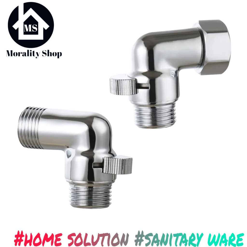 Jual knie stop kran mini kuningan 1/2 inch elbow double nepel drat ...