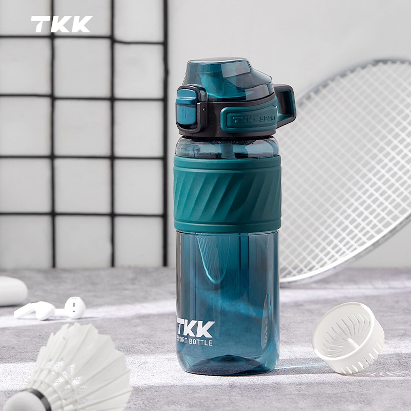 Jual TKK Botol Minum sport botol tritan 600ml drinking bottle anti bocor 1025 | Shopee Indonesia