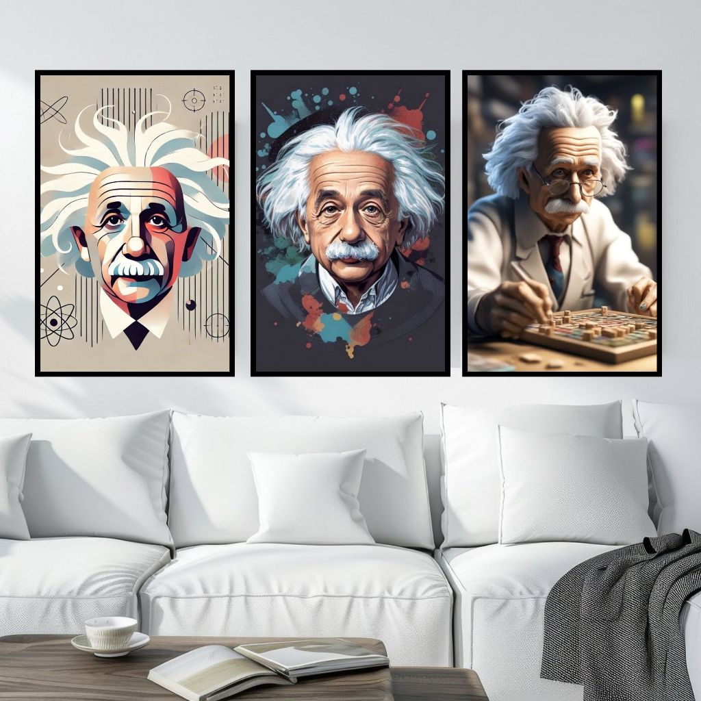 Jual Albert Einstein Wall Art - Gaya Elegan dan Penuh Inspirasi ...