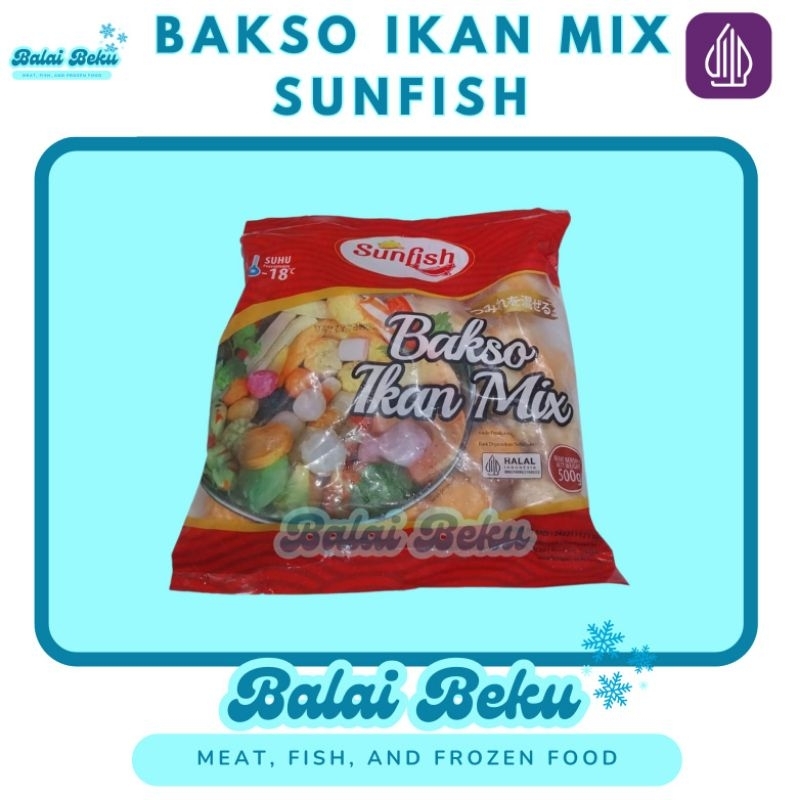 Jual Sunfish Bakso Ikan Mix / Olahan Bakso Mix / Olahan Seafood / BBQ ...