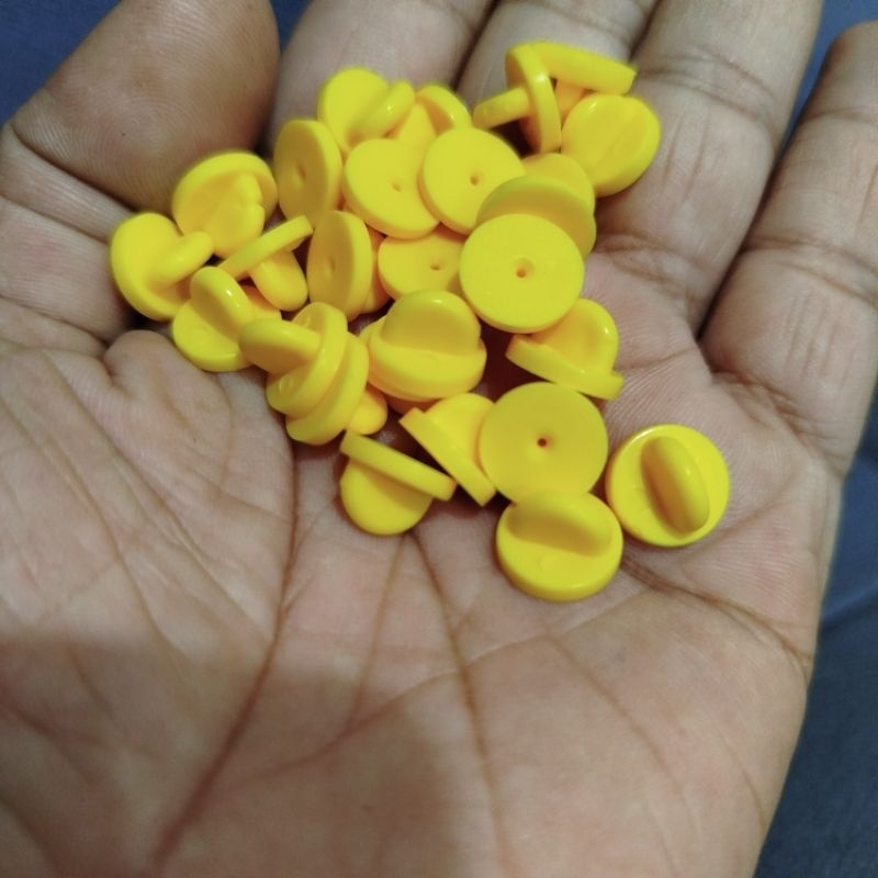 Jual kancing karet penutup pengunci pin crop isi 10 pcs | Shopee Indonesia