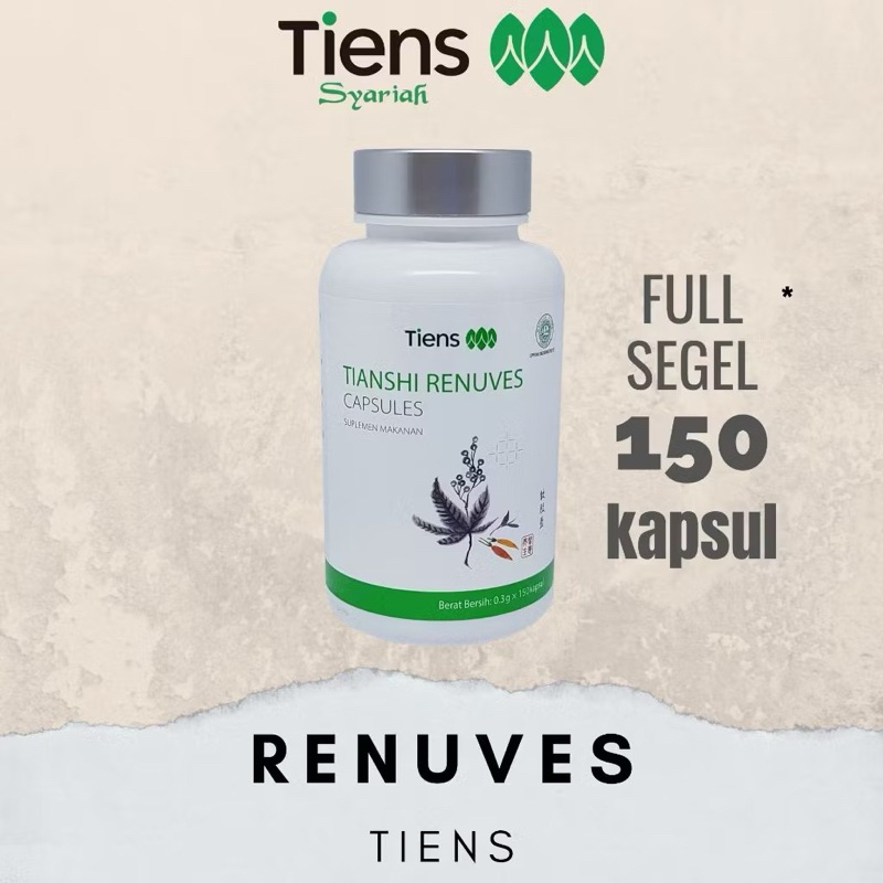 Jual TIENS RENUVES CAPSULE | Obat Mata Minus - Plus - Silinder | 1 ...