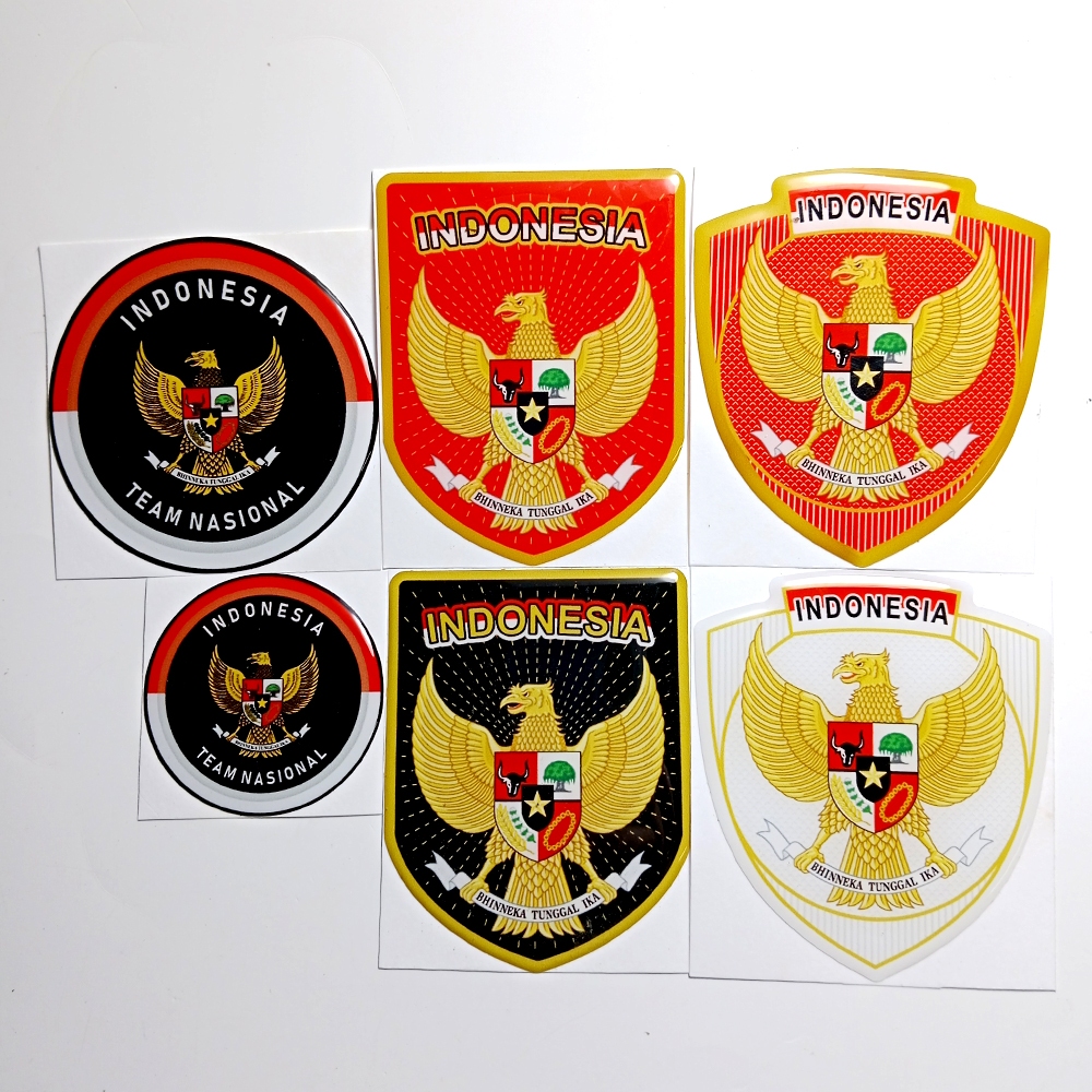 Jual Stiker Logo Garuda Timnas Indonesia Merah Putih | Stiker Timbul ...