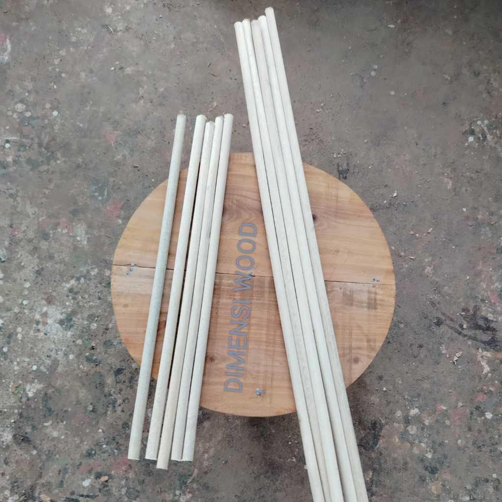 Jual Kayu Dowel Macrame Harga Grosir, Kayu Bulat Macrame diameter 14mm ...