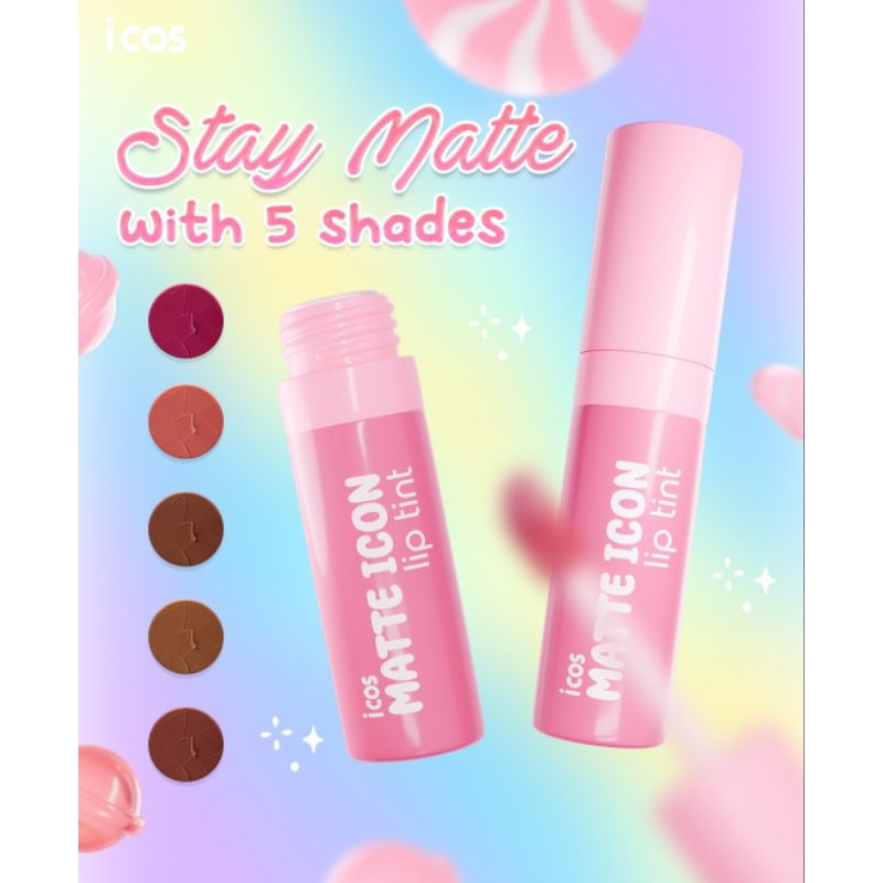 Jual Icos Matte Icon Lip tint | Shopee Indonesia