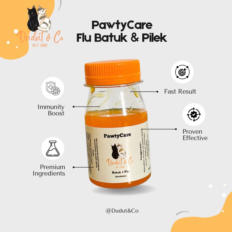 Jual PawtyCare - Obat Flu Pilek Kucing Pilek Menahun | Obat Flu Berat ...