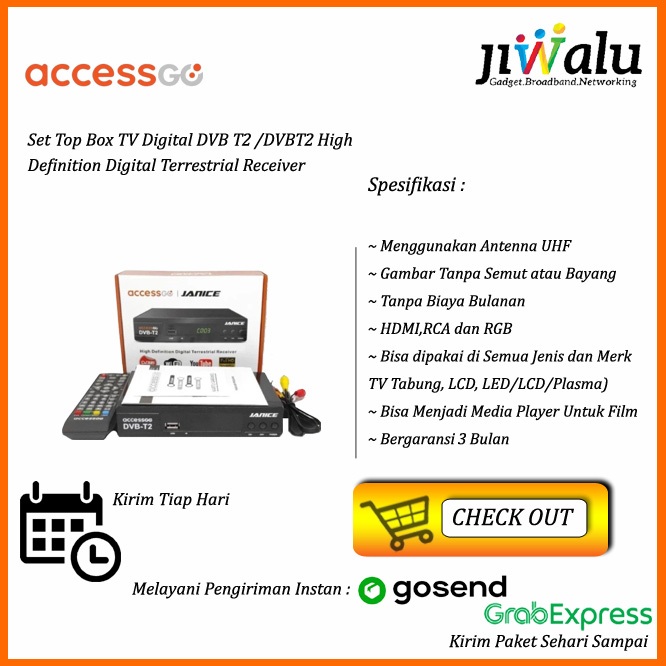 Jual Set Top Box TV DIGITAL DVB T2 /DVBT2 High Definition Digital ...