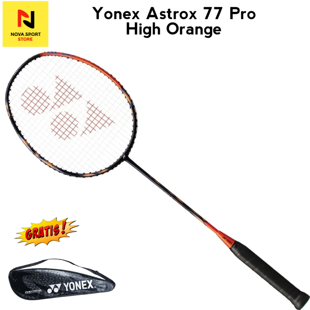 Jual Yonex Raket Badminton Astrox 77 Pro High Orange | Shopee Indonesia