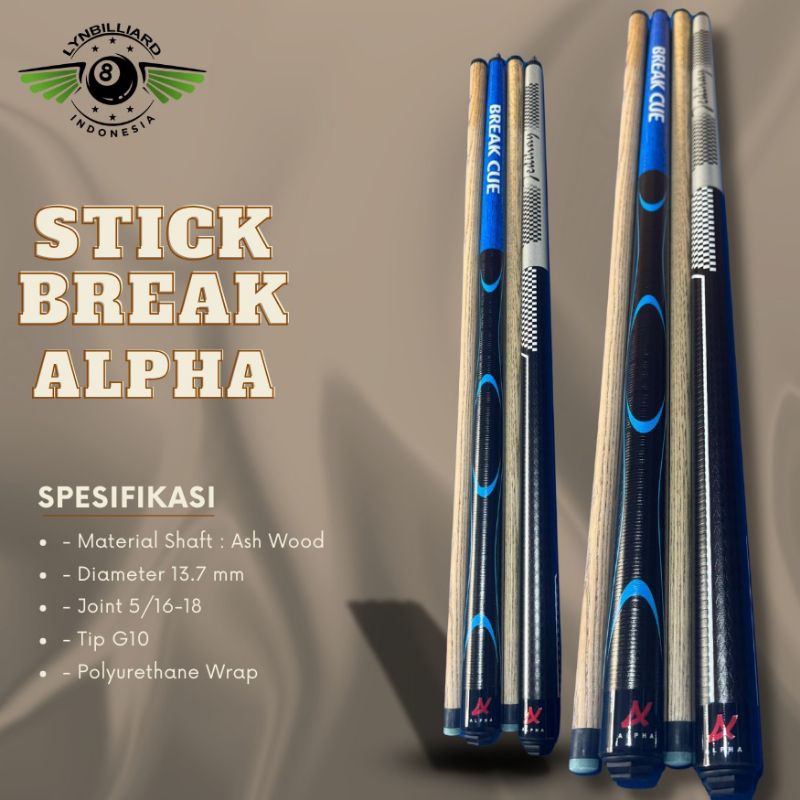 Jual STICK BREAK ALPHA STICK BILLIARD BREAK KUALITAS PREMIUM | Shopee ...