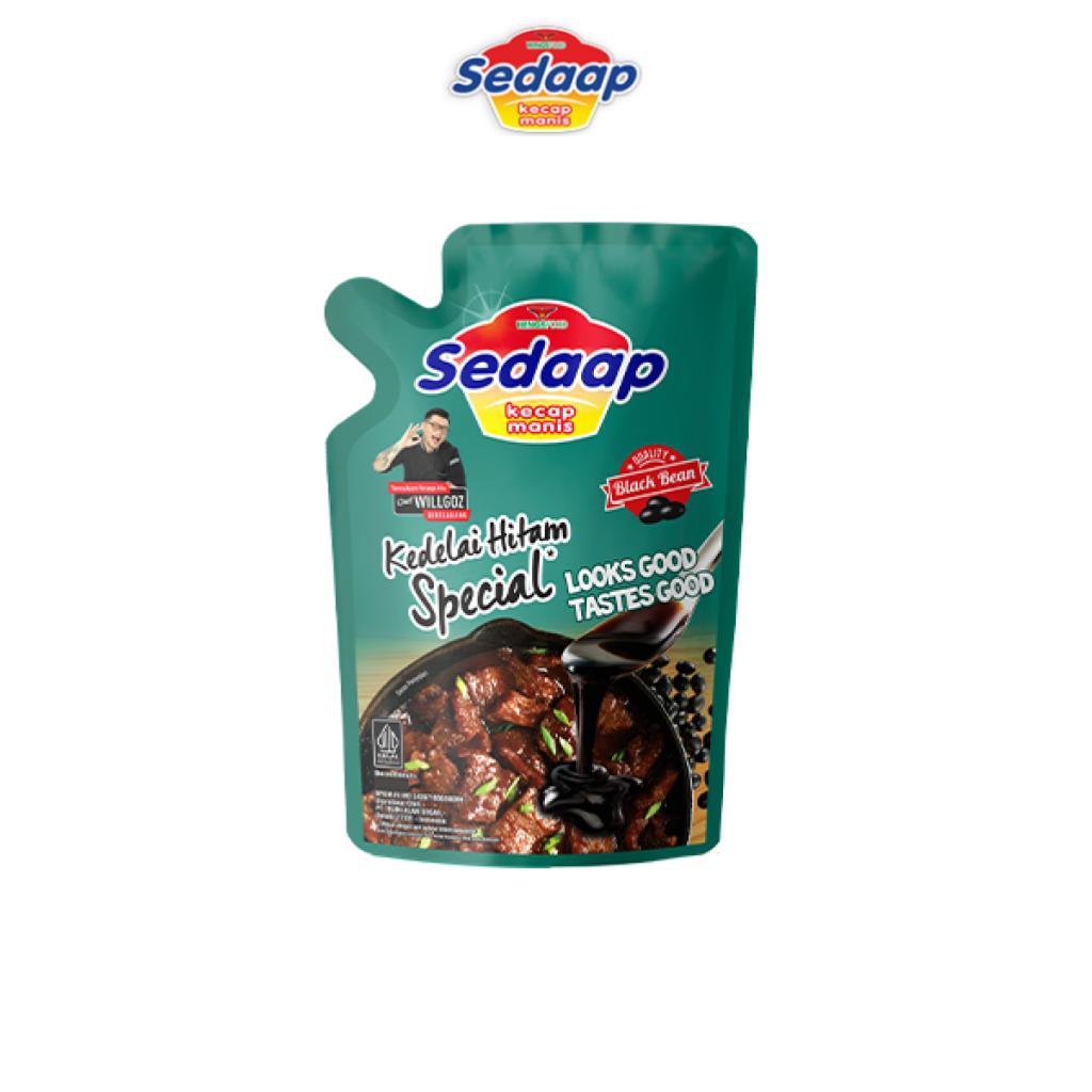 Jual Sedaap Kecap Manis Kedelai Hitam Spesial Pouch 725 gr | Shopee ...