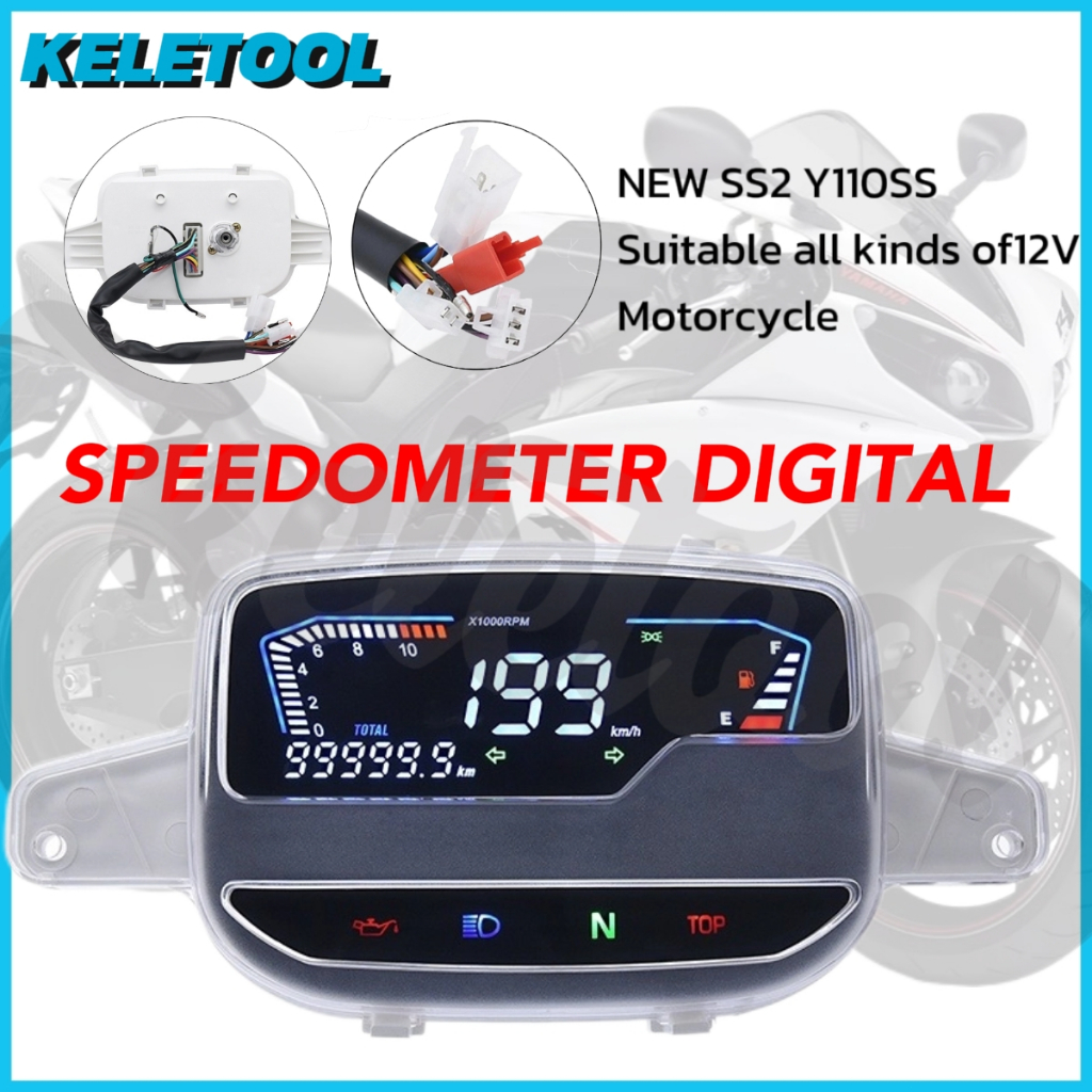 Jual Speedometer Digital Kilometer dan Kecepatan Pengukur Kecepatan ...