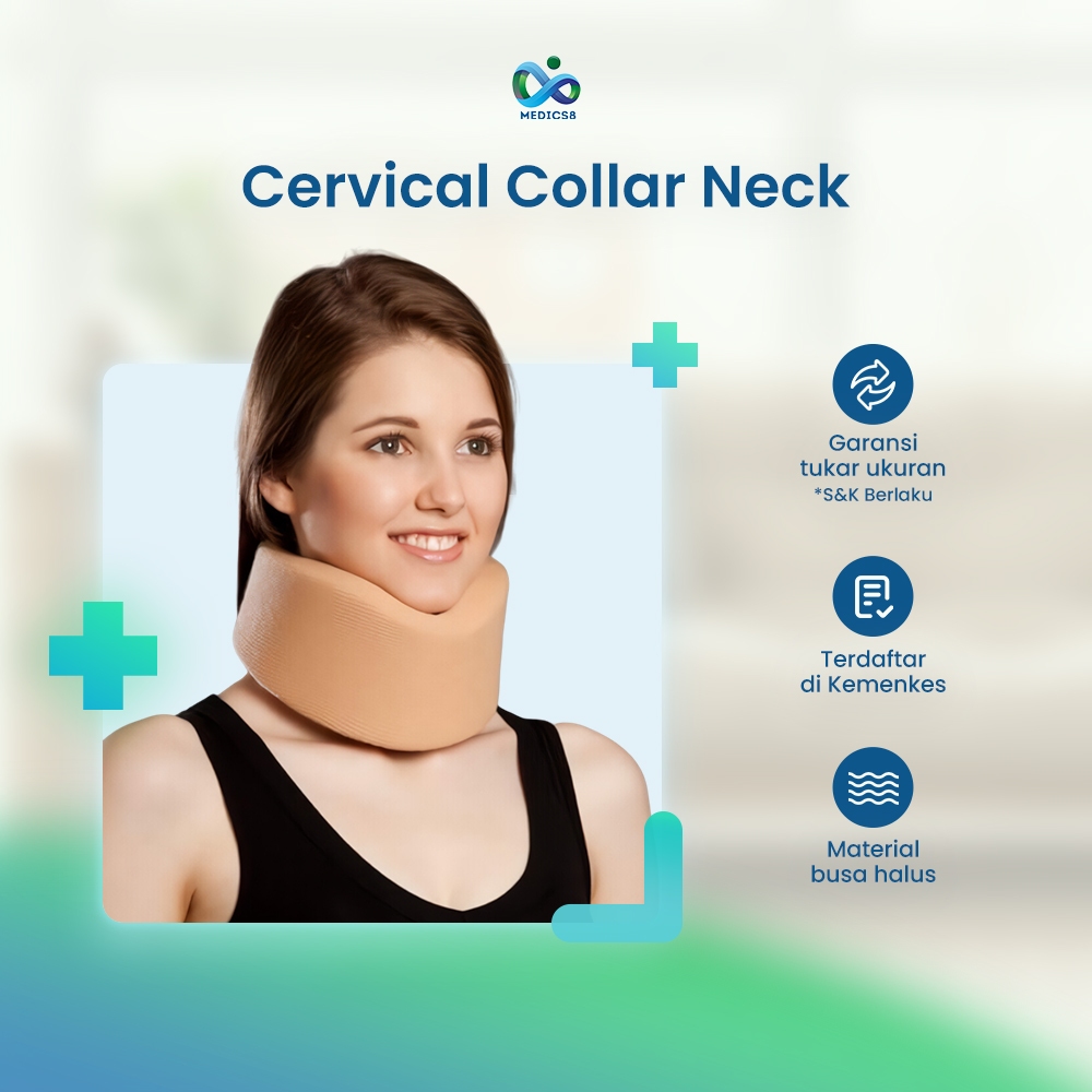 Jual Medics8 Indonesia - Soft Foam Cervical Collar - Foam Sponge ...